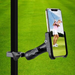 roykaw golf cart phone mount holder compatible with iphone/galaxy/google pixel- fit for ezgo club car yamaha and most other golf cart models,upgrade quick release