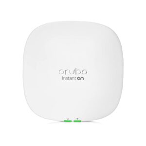 hpe networking instant on access point ap25 4x4 wifi 6 indoor wireless access point | power source not included | us model (r9b27a)