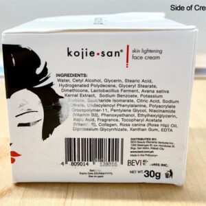 Kojie San Skin and Body Soap 2 Piece Set – Original Kojic Acid, Dark Spot Remover Soap Bar with Coconut & Tea Tree Oil – 65g x 2 Bars & 30g Face Cream