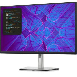 dell p2723qe usb-c hub monitor - 26.96-inch 4k (3840 x 2160) 60hz display, 5ms response time (fast mode), usb-c/displayport/hdmi/usb 3.2 gen1 connectivity, color depth: 1.07 billion colors – black