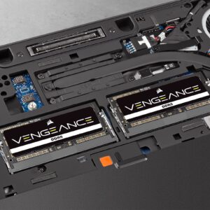 CORSAIR VENGEANCE SODIMM DDR5 RAM 64GB (2x32GB) 4800MHz CL40 Intel XMP iCUE Compatible Computer Memory - Black (CMSX64GX5M2A4800C40)