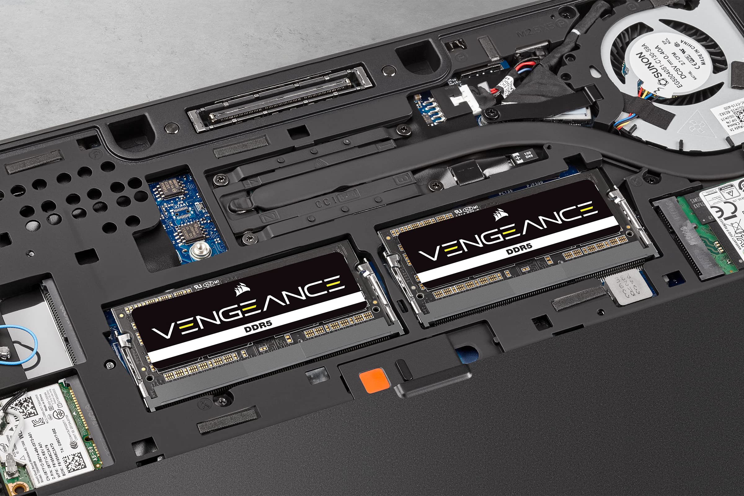 CORSAIR VENGEANCE SODIMM DDR5 RAM 64GB (2x32GB) 4800MHz CL40 Intel XMP iCUE Compatible Computer Memory - Black (CMSX64GX5M2A4800C40)