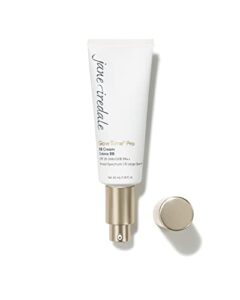 jane iredale glow time pro bb cream | weightless blemish concealer | spf 25 broad spectrum sun protection | medium with neutral gold/peach undertones