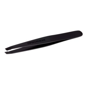 tweezerman black matte slant tweezer