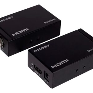 Monoprice HDMI Extender Over Coaxial Cable - Up to 328 Feet (100 Meters) 1080p@60Hz, 6.75Gbps Video Bandwidth, HDCP 1.1, for DVR and DVD Players - Blackbird PRO