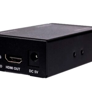 Monoprice HDMI Extender Over Coaxial Cable - Up to 328 Feet (100 Meters) 1080p@60Hz, 6.75Gbps Video Bandwidth, HDCP 1.1, for DVR and DVD Players - Blackbird PRO