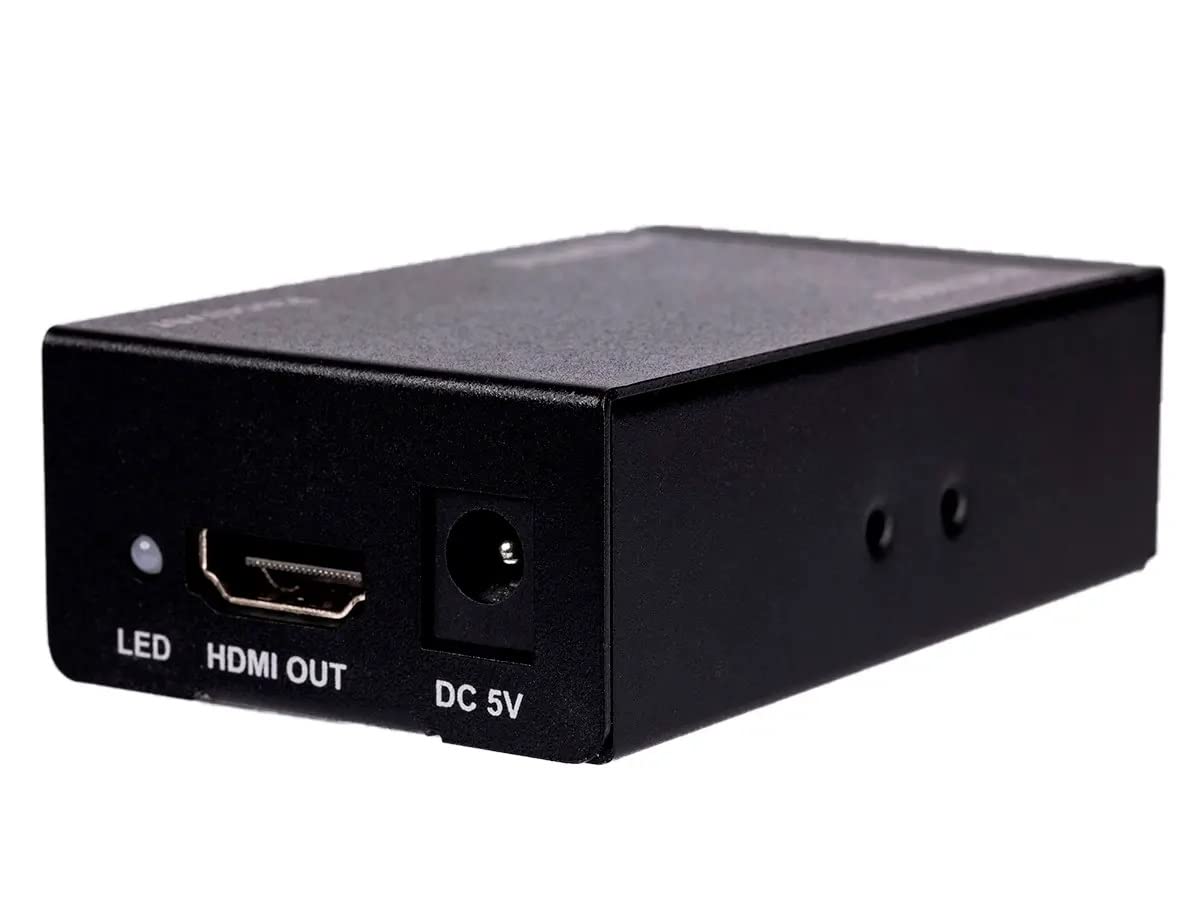 Monoprice HDMI Extender Over Coaxial Cable - Up to 328 Feet (100 Meters) 1080p@60Hz, 6.75Gbps Video Bandwidth, HDCP 1.1, for DVR and DVD Players - Blackbird PRO