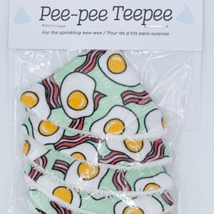 Pee-Pee Teepee Bacon + Eggs- Cello Bag