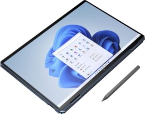 hp spectre x360 16” 3k+ ips (3072 x 1920) 2-in-1 laptop, touch 400nits, i7-11390h, iris xe graphics, 17h battery, thunderbolt 4, wi-fi 6, fingerprint, w stylus+sleeve (16gb ram | 512gb pcie ssd)