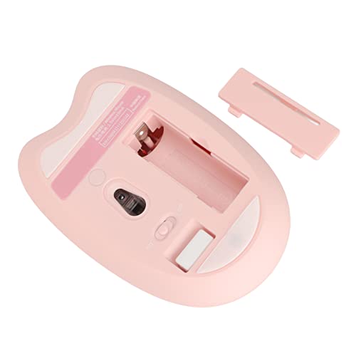 Wireless Keyboard Mouse Combo,Colorful Cute 2.4G Wireless Keyboard and Mouse Set,Ergonomic Gaming Keyboard and Mouse Kit for Windows,for OS X,for Android(Pink)