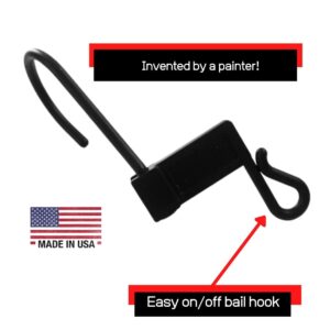 Paint Hook, Black, 5.75 x 3.5 x .5