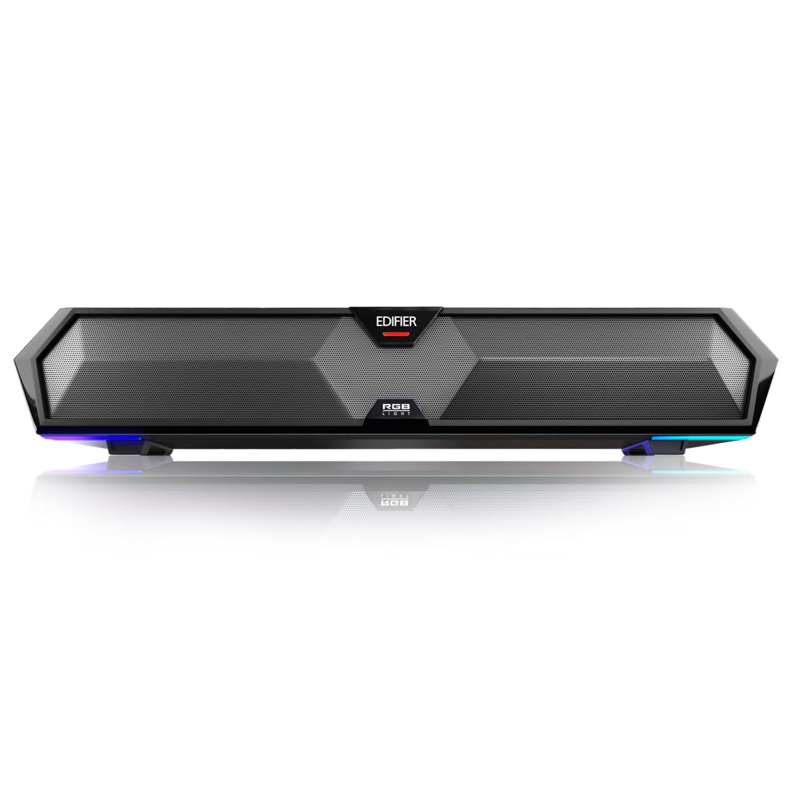 Edifier MG300 Computer Sound Bar: Loud Speakers with Deep Bass - Switch RGB Built-in Microphone for Gaming Speakers Wireless Bluetooth 5.3 & USB Adapter PC Sound Bar for Desktop