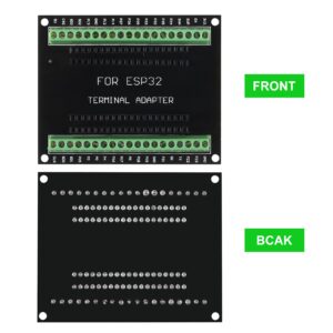 3PCS ESP32 Breakout Board GPIO 1 into 2 Compatible with 38 Pins ESP32S ESP32 Development Board 2.4 GHz Dual Core WLAN WiFi + Bluetooth 2-in-1 Microcontroller ESP-WROOM-32 Chip for Arduino