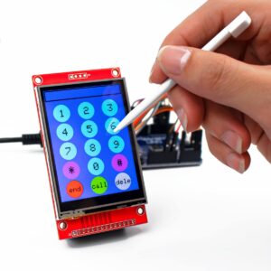 Hosyond 2.8 Inches TFT LCD Touch Screen Shield Display Module 320x240 SPI Serial ILI9341 with Touch Pen Compatible with Arduino R3/Mega2560 Development Board