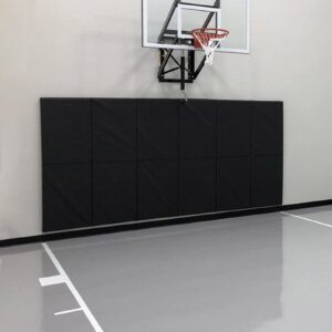 progoal 4 pack 2" thick foam protection wall pad，gym basketball-court protectors，durable waterproof padding for wall-mounted basketball hoops(60" l x 20" w)