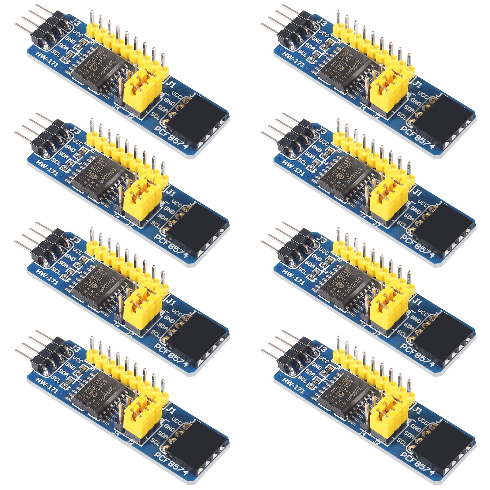 8PCS PCF8574 IO Expansion Board Module I/O Expander I2C-Bus Evaluation Development Module