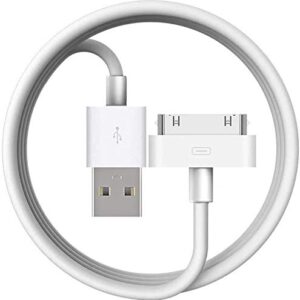 Belcompany 30 Pin to USB Charging Cable for iPhone 4S, Apple MFi Certified USB Sync Data and Charging Cord for for iPhone 4/ 4s iPhone 3G/3Gs iPad 3/2/ 1 iPod Classic iPod Touch iPod Nano(3.3Feet)