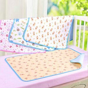 Baby Portable Changing Pad - Diaper Change Pad Large Size Waterproof Diaper Changing Mat for Girls Boys Newborn (27.56 x 47.2 Inch, Monkey & Elephant)