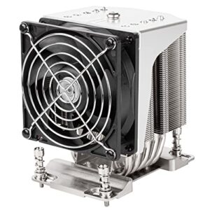 silverstone xe04-sp3 4u form factor server/workstation small form factor cpu cooler for amd sp3/tr4 sockets, sst-xe04-sp3