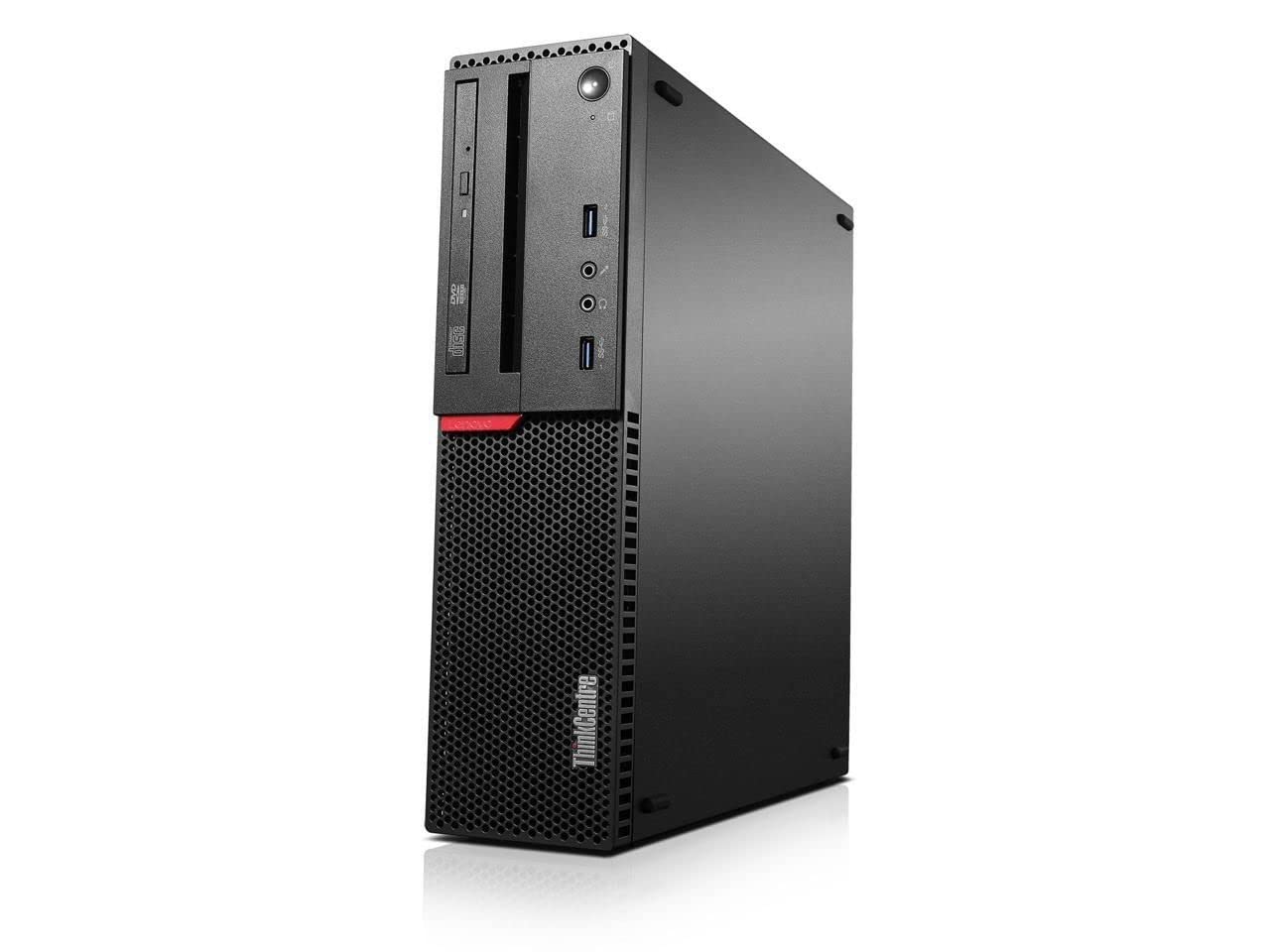 Lenovo ThinkCentre M800 SFF Desktop Computer PC, Intel Core i5 6500 3.2GHz, 16GB DDR4 256GB SSD 2TB HDD, Built-in WiFi BT,DVD-RW,Wireless Keyboard Mouse,Windows 10 Pro (Renewed)