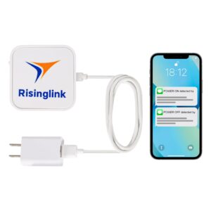 risinglink power failure alarm, power failure detector, with email, text message, and audio alerts(2nd generation)