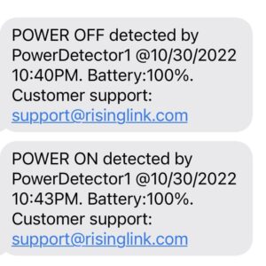 Risinglink Power Failure Alarm, Power Failure Detector, with Email, Text Message, and Audio Alerts(2nd Generation)