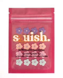 squish flower power acne patches