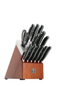 henckels forged contour 14-pc self-sharpening knife block set