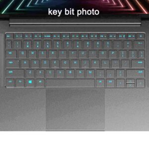 Clear TPU Keyboard Cover Skin Compatible with 2020 13.3 inch Razer Blade Stealth 13 Gaming Laptop, 2022 2021 2020 14" Razer Blade 14 Laptop, 2020 13.4" Razer Book 13 Laptop