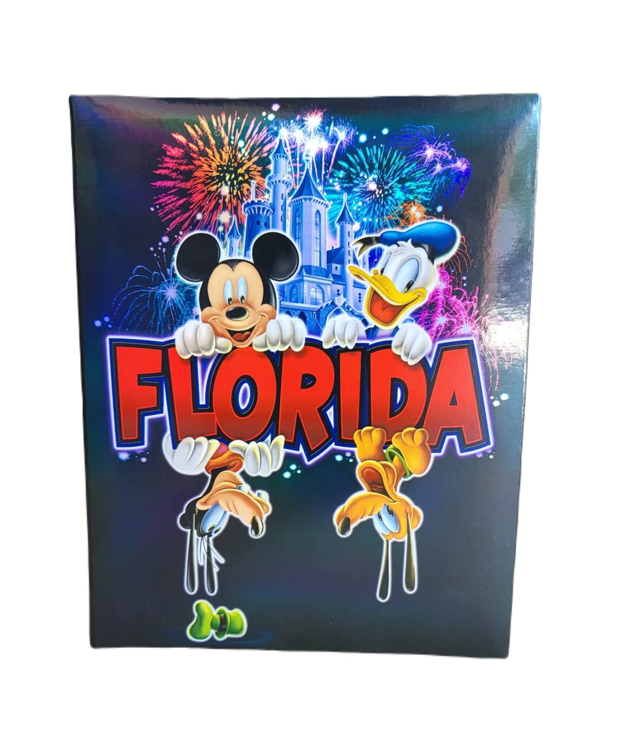 7STAR Fireworks Over Florida Photo Album - 8.75" x 7", Holds 200 Photos (4"x6") Photos for Memorable Events - Self-Adhesive Scrapbook for Weddings, Birthdays, and Vacations