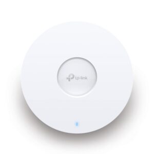 tp-link eap610 ultra-slim wireless access point for business | omada true wi-fi 6 ax1800 | dc adapter included | mesh, seamless roaming, wpa3, mu-mimo | remote & app control | poe+ powered