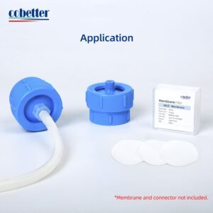 COBETTER 1 pcs/Pack Filter Holder Polypropylene Reusable for 47mm Disc Membranes Filter