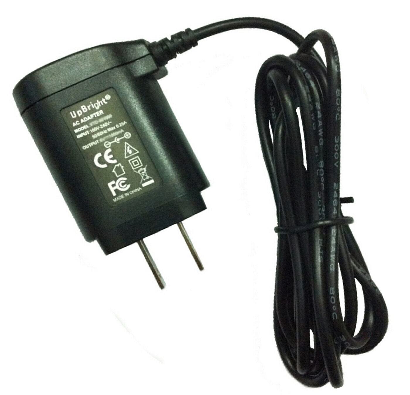 UpBright 5.5V AC/DC Adapter Compatible with Panasonic KX-TGD633W KX-TGD630 KX-TGD632 KX-TGD663M KX-TGD664M KX-TGDA63 KX-TGDA66 KX-TGE633 Expandable Cordless Phone System 5.5VDC Power Supply Charger