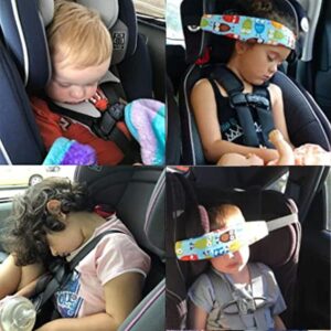 Baby Head Support for Car Seat, 2PCS Baby Car seat Head Support, Straps Pillow Support Ban, Head Band Strap Headrest, Seat Head Support Belt for Toddler Infants Child Kids