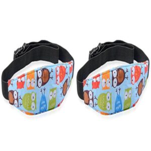 baby head support for car seat, 2pcs baby car seat head support, straps pillow support ban, head band strap headrest, seat head support belt for toddler infants child kids