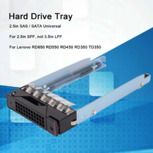 2.5inch SAS SATA Hard Drive Tray Caddy for RD650 RD550 RD450 RD350 TD350, Universal Metal Server Hard Drive Caddy with Screws for 2.5" SFF