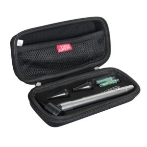 hermitshell travel case for third generation dr mom slimline stainless led pocket otoscope