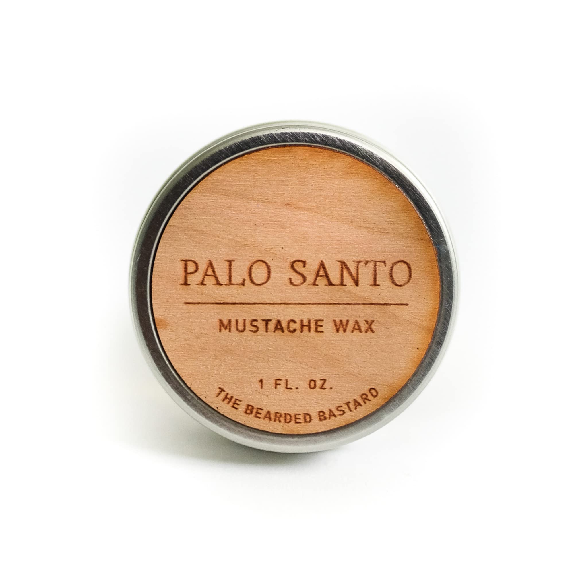 The Bearded Bastard TBB Palo Santo Mustache Wax for Men | Tame & Style Your Mustache | Excellent Grooming, Excellnet Scent (1 Oz.)