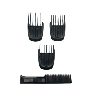 trimmer replacement 3 piece set (9mm 12mm 16mm) haircut blade guards for philips norelco multigroom with small beard comb