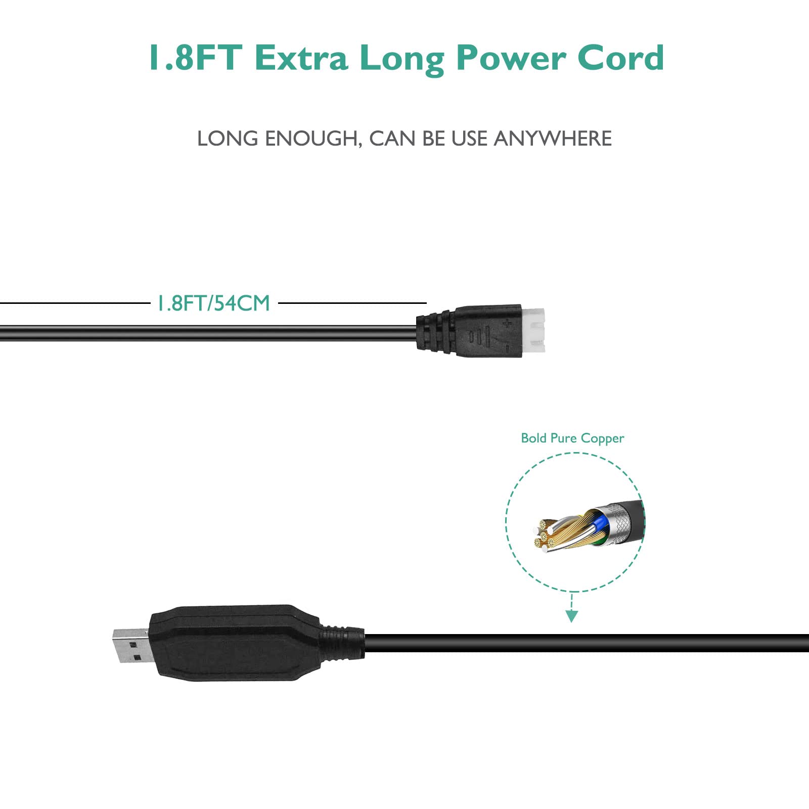 for Splatrball Gun Charger, Lnauy Charging Cable Compatible with Splatrball SRB1200 SRB400-SUB SRB400 Water Gel Ball Bead Blaster Power Supply Adapter with XH-3P Connector Plug Cord 1 Pack