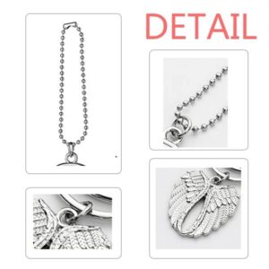 Stethoscope Doctor Body Position Silver Wing Car Pendant Decoration