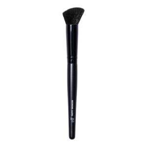 e.l.f. putty bronzer brush, angled makeup brush for contour & highlight, made for the e.l.f. putty bronzer, flawless sanitary application