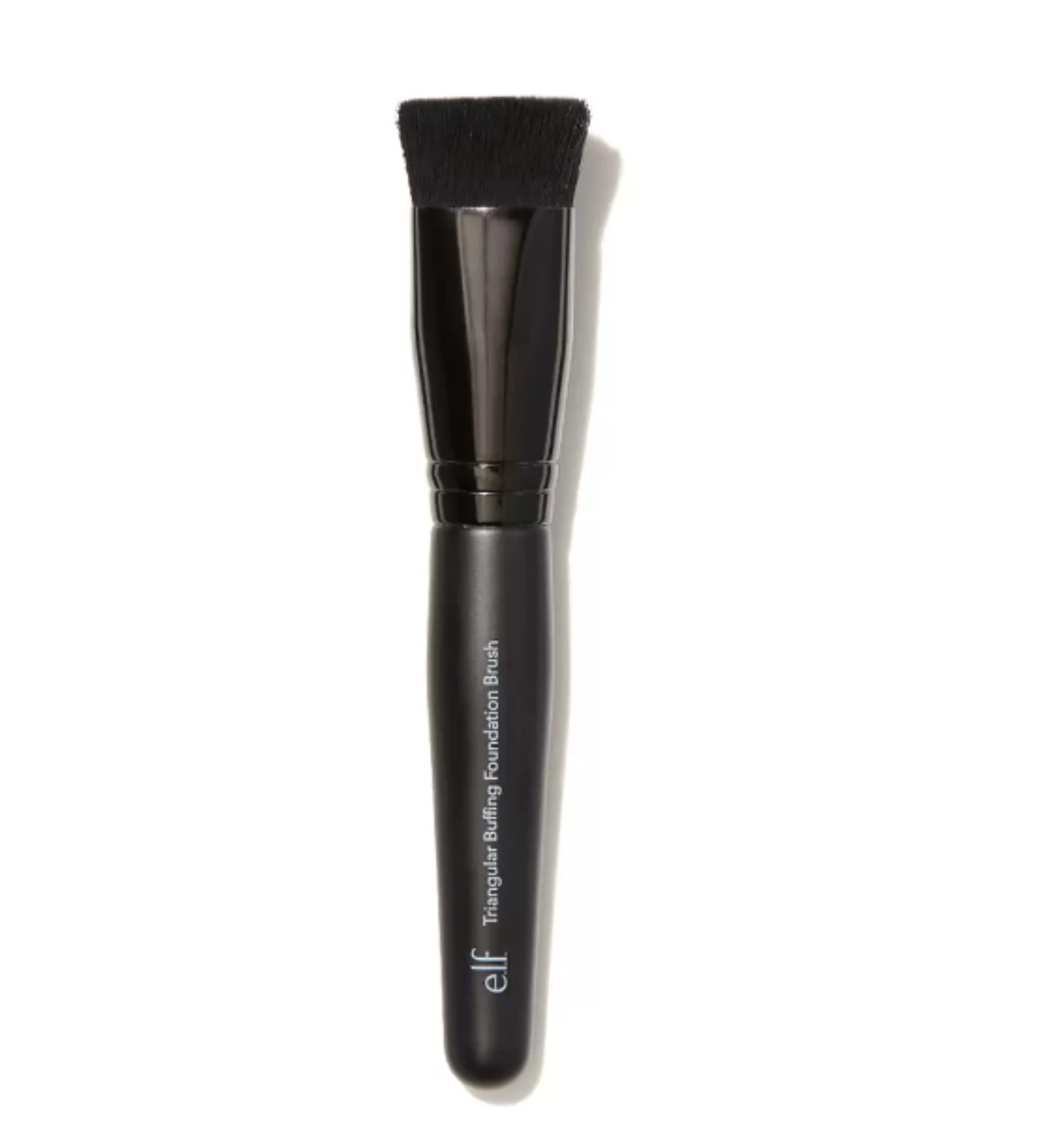 e.l.f. Triangular Buffing Foundation Brush, Flat-Top Makeup Brush For Applying Foundation Evenly, Made With Synthetic Bristles, Vegan & Cruelty-Free