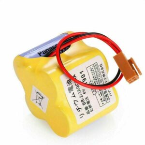 KANGLEUS (10pcs) BR-2/3AGCT4A /A98L-0031-0025 6V 4400mAh Replacement Battery Replace for FANUC CNC System with Brown Plug Non-Rechargeable