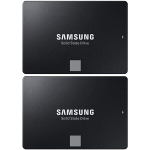 samsung mz-77e2t0b/am 870 evo sata 2.5-inch ssd, 2tb (2-pack)