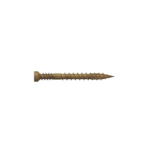 simpson strong-tie ft07112r500 - #7 x 1-1/2" t-10 tan finish trim screw 500ct