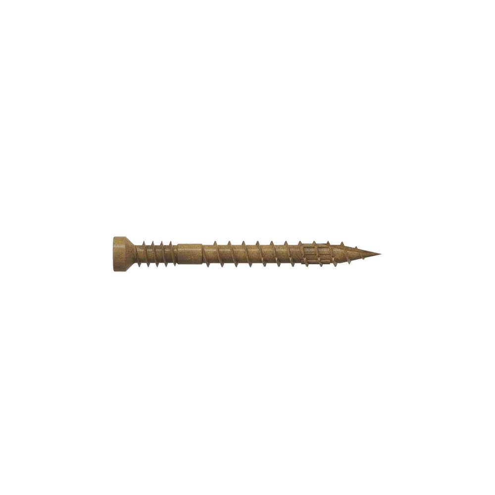 Simpson Strong-Tie FT07112R500 - #7 x 1-1/2" T-10 Tan Finish Trim Screw 500ct