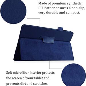 ONN 11 inch Tablet Pro / 100146660 Case, PU Leather Protective Case [Case for Kids] Cover Case for ONN 11 inch Tablet Pro 2024 (Blue)