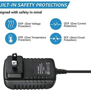 BestCH 7.5V AC Adapter for Euro-PRO Techworld Charger: AD-0920-UL AD0920UL sharkvac 7.5VDC Power Supply Cord Cable Battery Charger (w/Barrel Round Tip. NOT 2-Prong Connector)