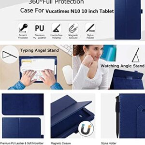 ONN 11 inch Tablet Pro / 100146660 Case, PU Leather Protective Case [Case for Kids] Cover Case for ONN 11 inch Tablet Pro 2024 (Blue)